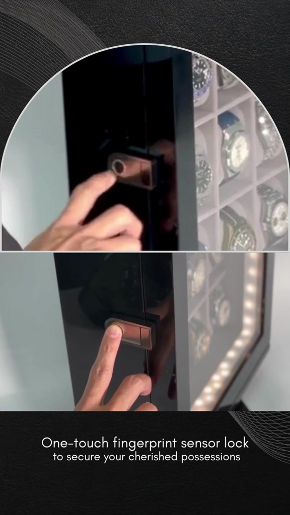 Watch and Jewellery Storage Organizer Box, Smart Secured Lockable ...