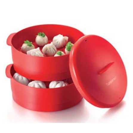 Tupperware Steam It | Steamable Snack Cups | Pengukus Makanan (RED ...