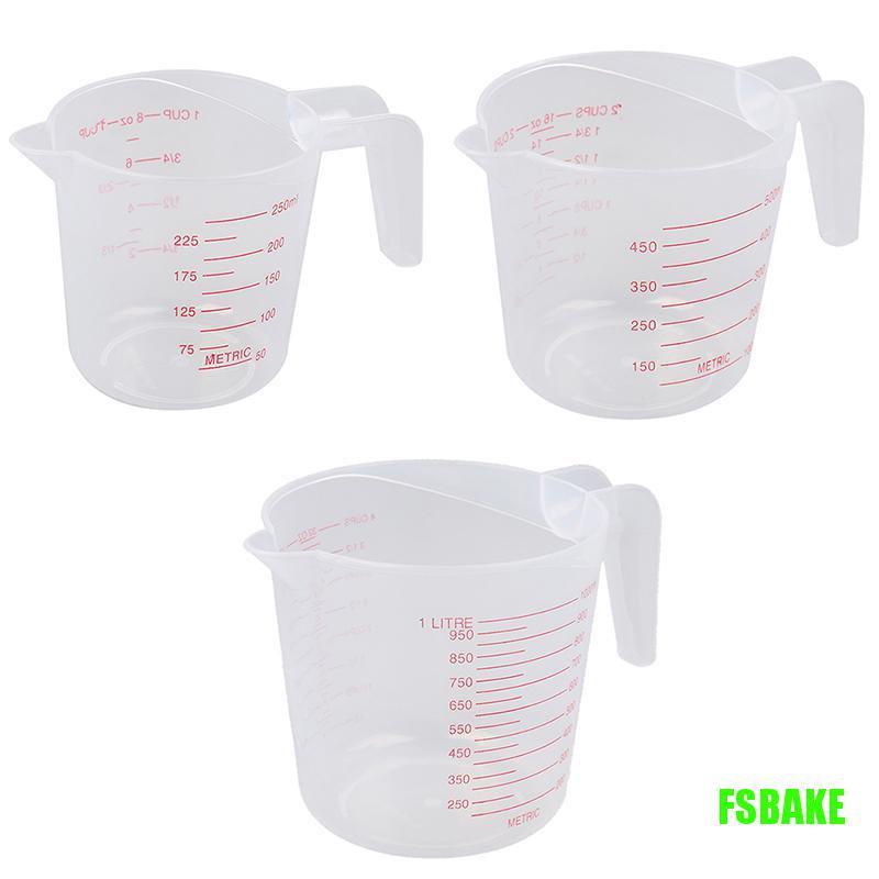 [FSBAKE] High quality plastic measuring jug large capacity scale cup ...