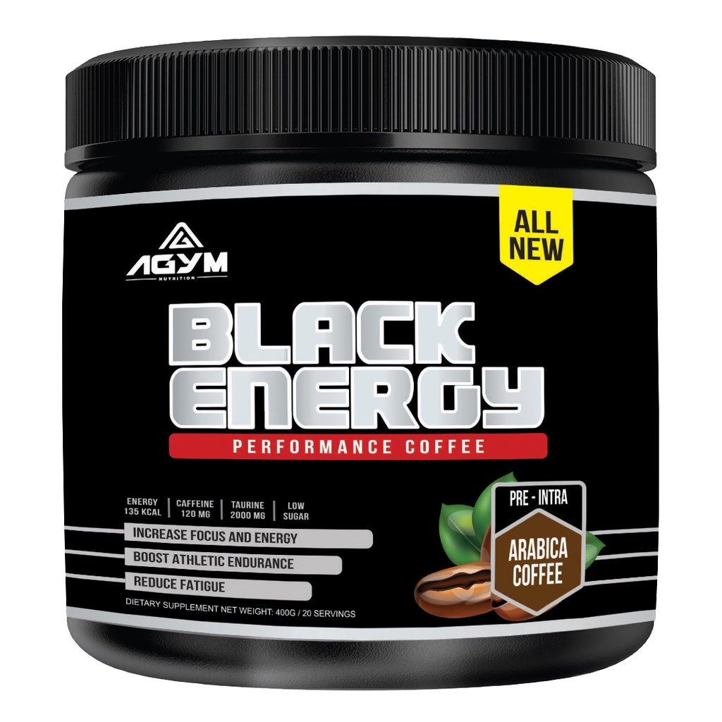 Authentic Agym Nutrition Black Energy (Singapore) | Shopee Singapore