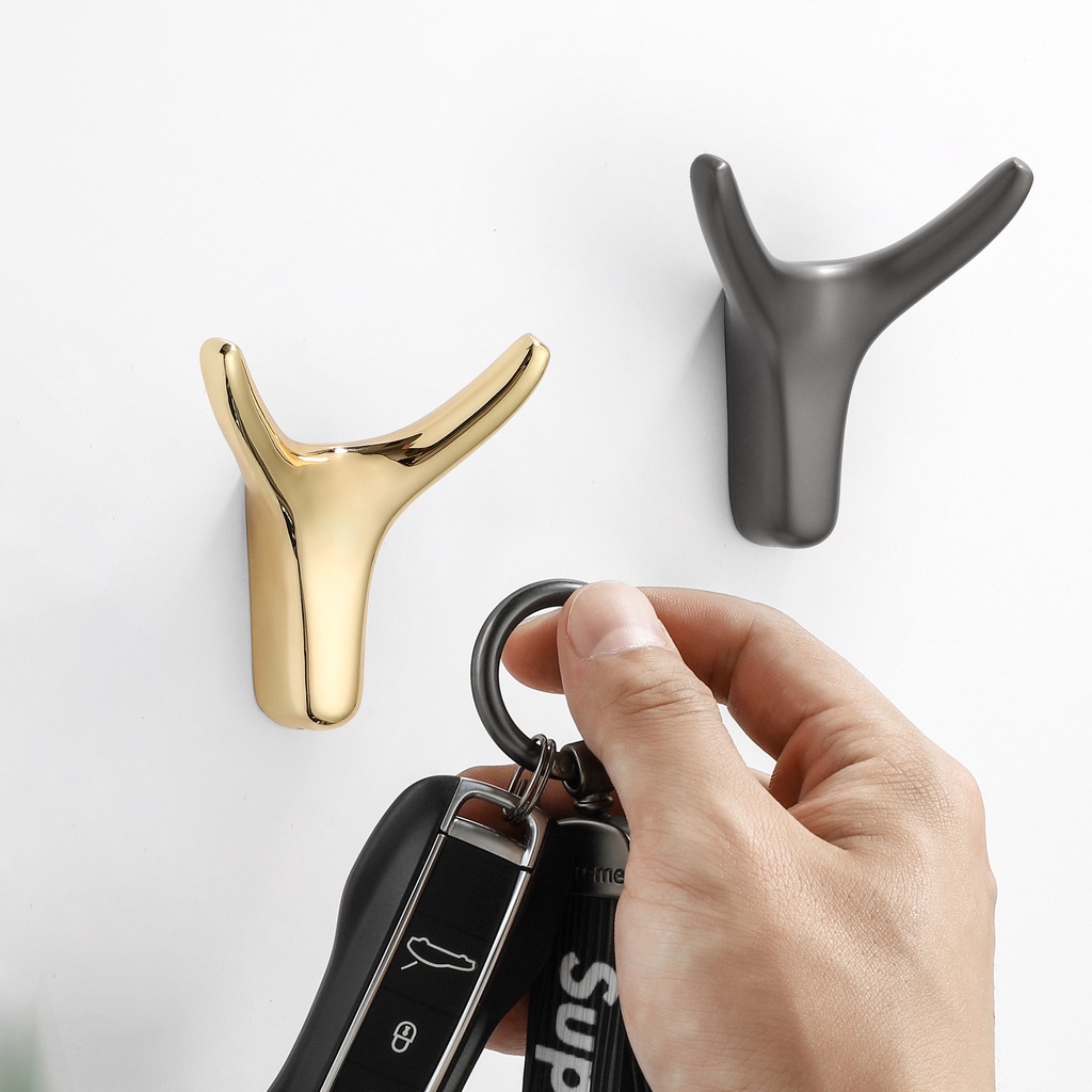 Modern minimalist shoe cabinet wardrobe hook Nordic porch cow head ...