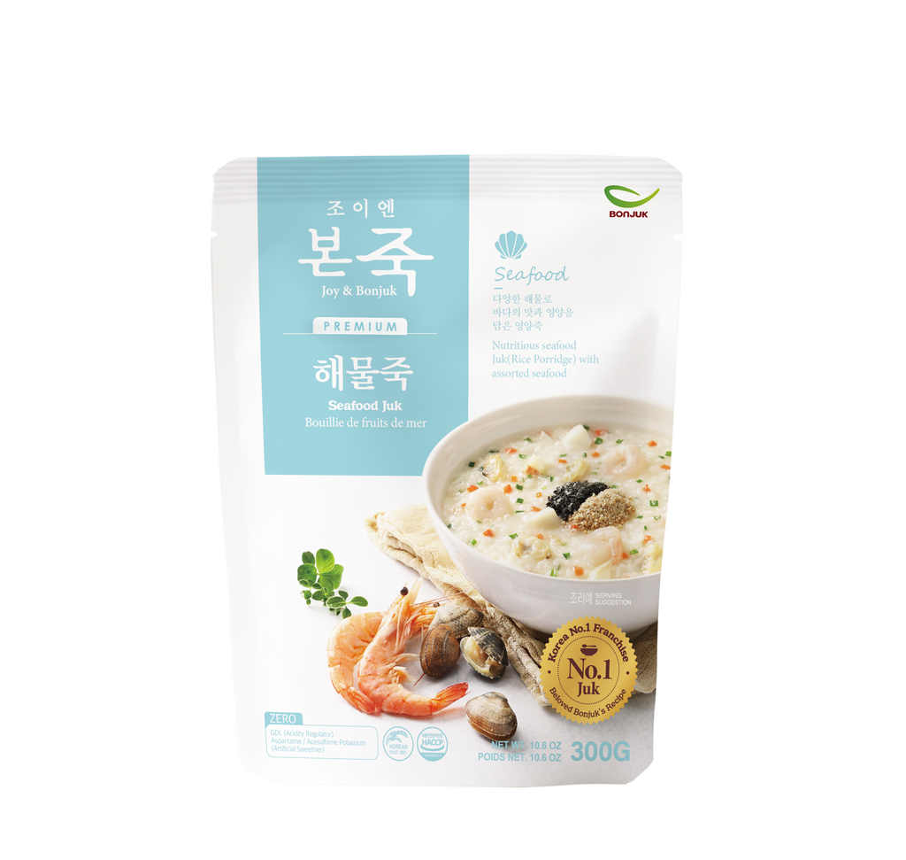 Bonjuk Convenient Porridge Healthy Breakfast Pouch, 300g - Assorted ...