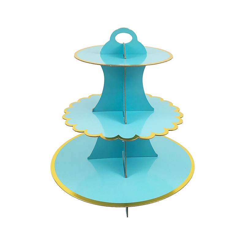 SG READY STOCK -3 tier cupcake stand bake wave party decorations ...