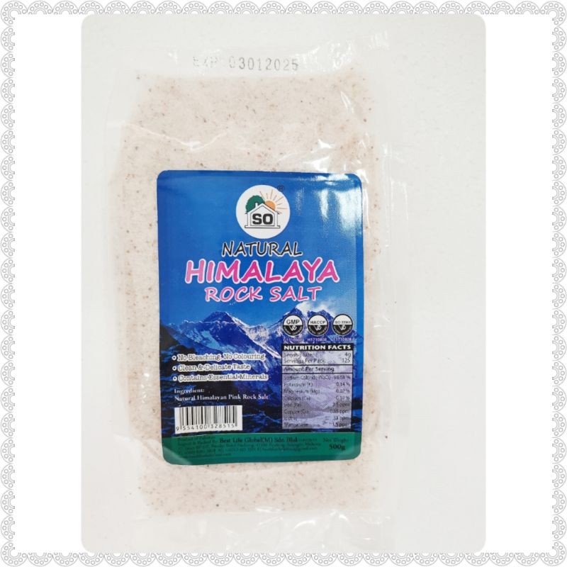 NATURAL HIMALAYA ROCK SALT(500G) | Shopee Singapore