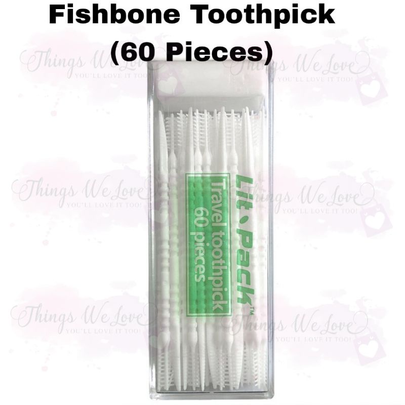 [SG] [FREE🚚] Interdental Fish Bone Toothpicks In Box Fishbone Toothpick ...