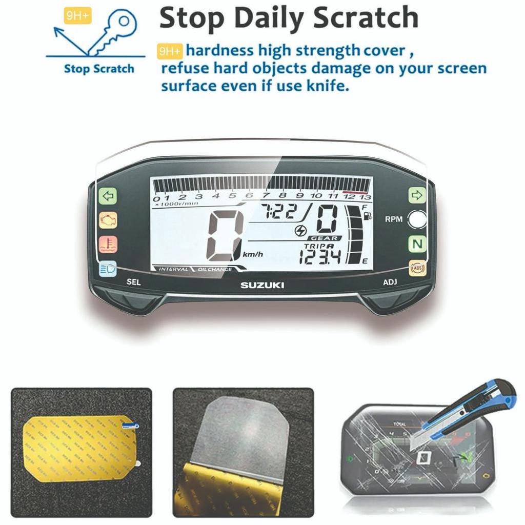 Nano Flexibility 9H + Watch Face Protector GSXR150 GSXS150 RAIDER ...