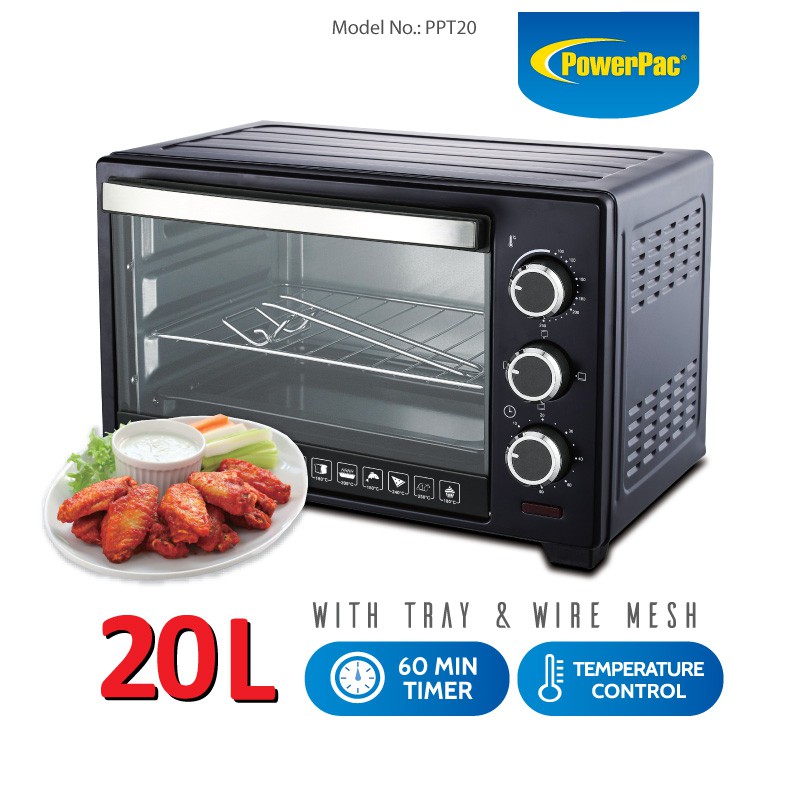 PowerPac Electric Oven 9L, 10L, 20L, 25L, 48L 1set of baking tray ...