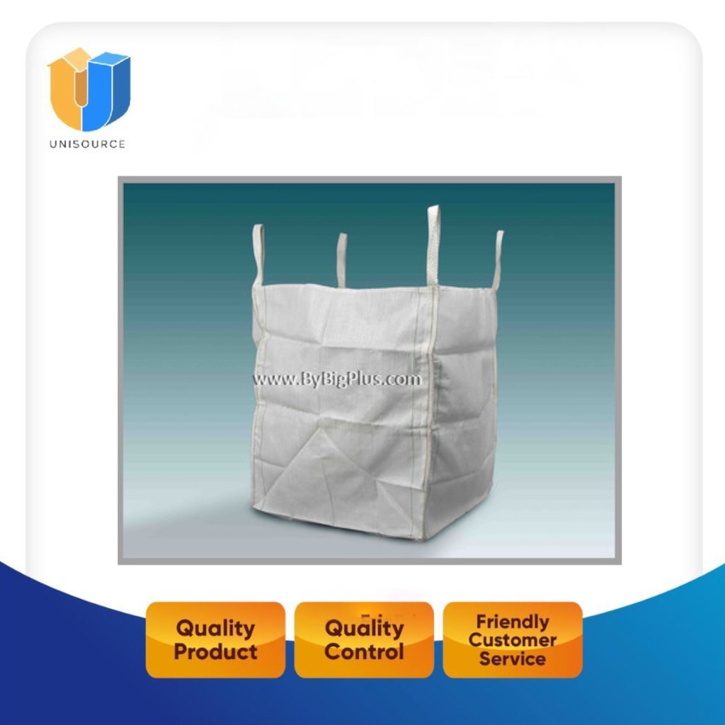 Jumbo Bag, PP Woven FIBC, Top Duffle Skirting, Bottom Flat Crossed ...