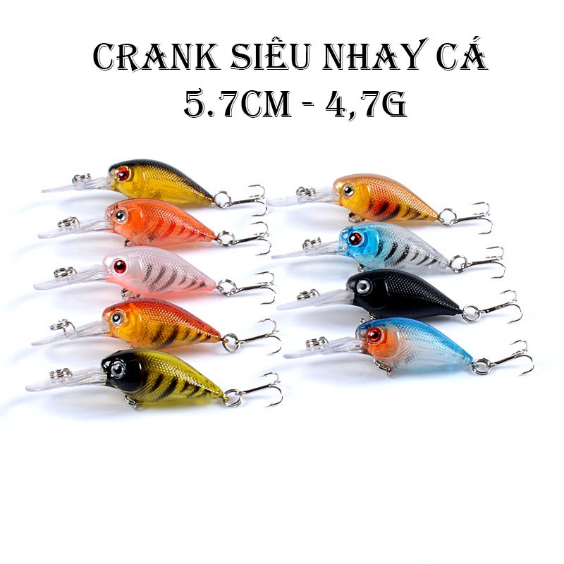 Crank imitation fish bait 5,7cm - 4.7g - Artificial bait specialized in ...