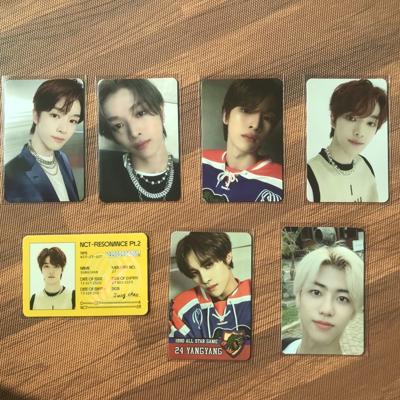 Nct CARD Synthesis (SUNGCHAN, JAEMIN, YANGYANG) | Shopee Singapore