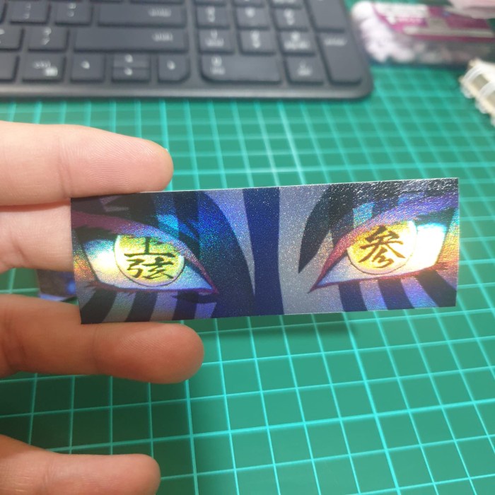 Anime Hologram Sticker - PSH899 Slap - Demon Slayer - Akaza | Shopee ...