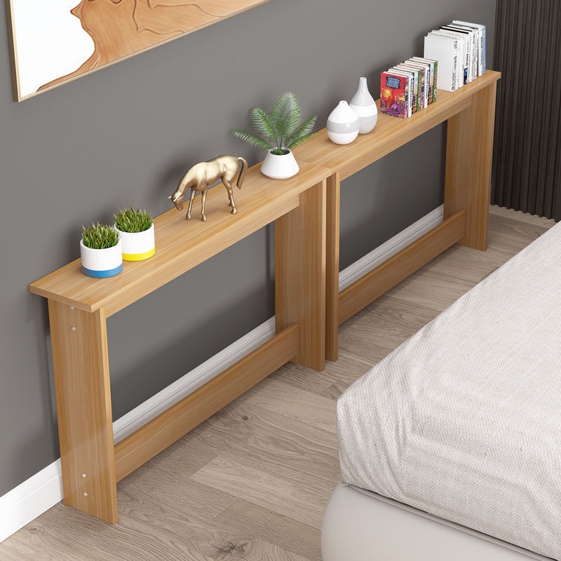 Narrow Shelf Against the Wall Bed Head Bedside Bed End Slit Bedroom ...