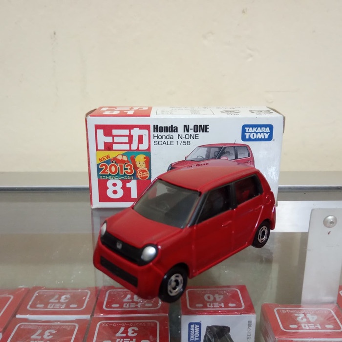 Tomica regular no. 81 Honda N-One red diecast classic Takara Tomy car ...