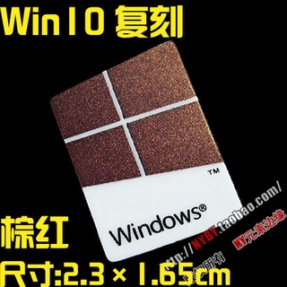Windows 11 Win11 pro Computer Sticker Metal Sticker Notebook Label ...