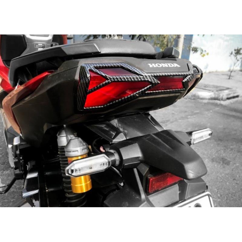 HONDA ADV160 ADV150 TAIL LAMP COVER CARBON ADV 160 SIAP DOUBLE TAPE ...