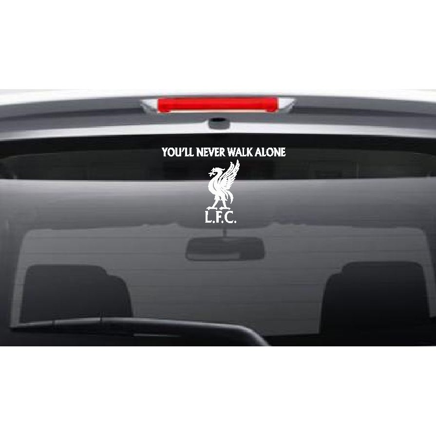Liverpool LFC Football Sticker Car Accessories Logo Glass Body Car ...