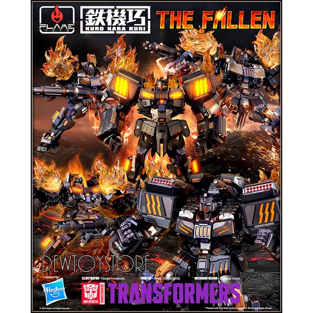 [IN STOCK] Flame Toys X Hasbro Kuro Kara Kuri Die-cast Chogokin Action ...