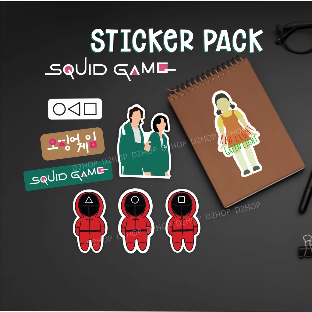 Netflix Squid Game Sticker Pack | Shopee Singapore