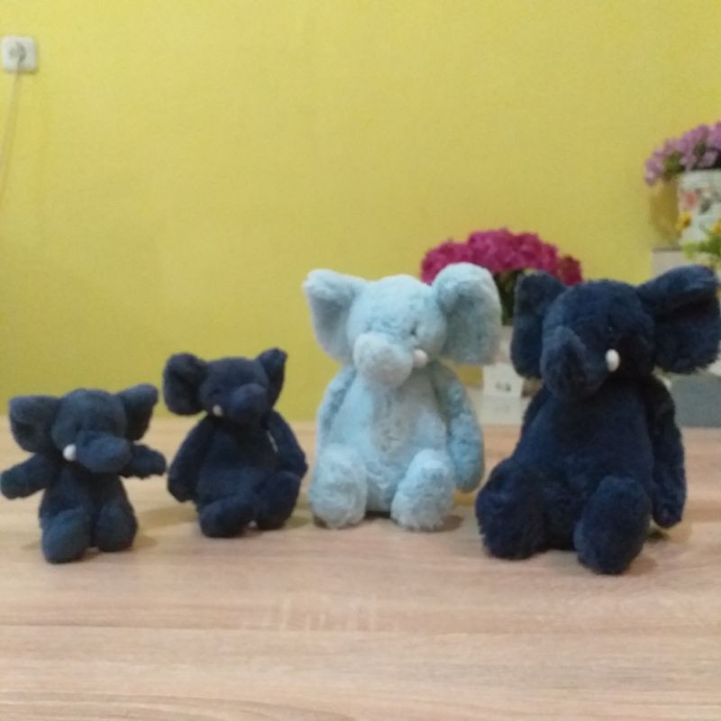 Bashful Elephant Jellycat Jellycat Elephant Doll/ | Shopee Singapore