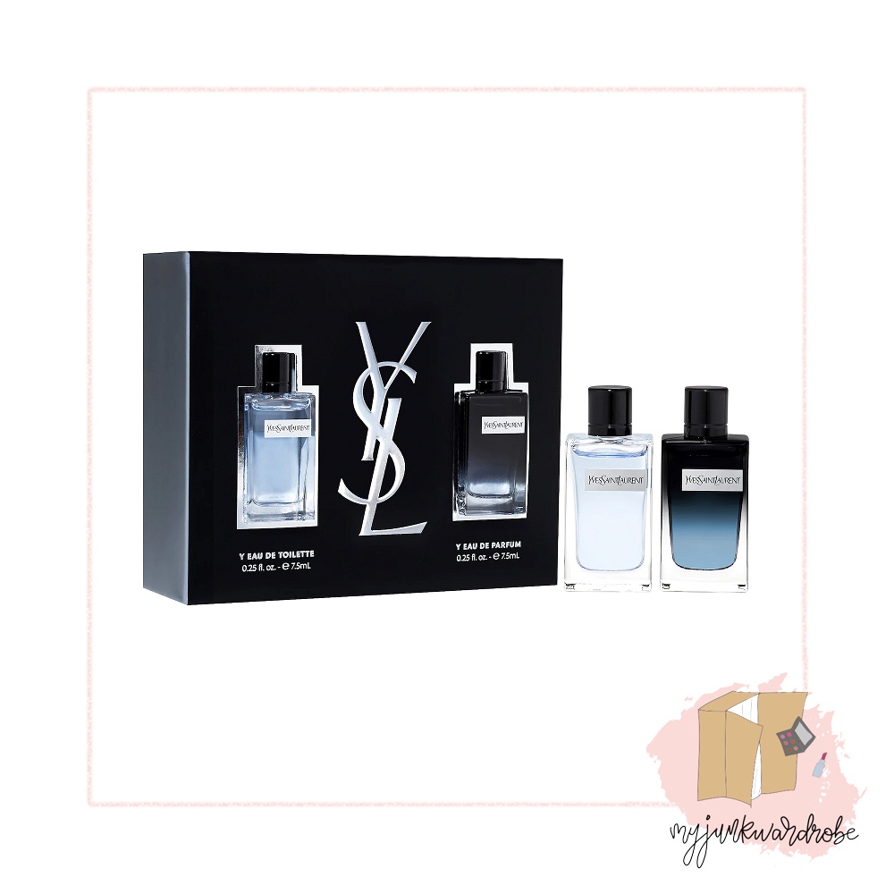 Yves Saint Laurent Men's Mini Cologne Duo Set (MYSLF Eau de Parfum, Y ...