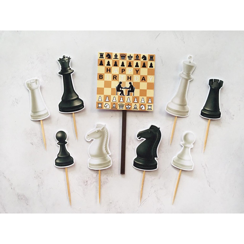 Chess Topper Decorates cake tumpeng Etc Quickly And Easily | Shopee ...