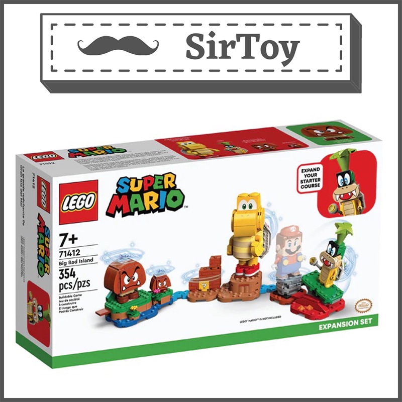 LEGO Super Mario 71412 Big Bad Island Expansion Set (354 Pieces ...