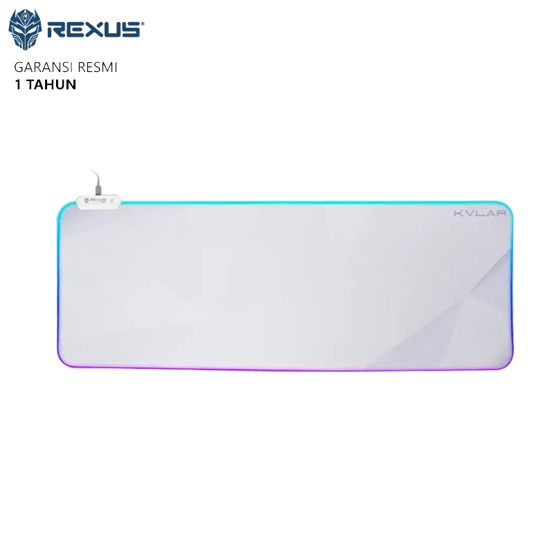 Rexus Kvlar TR2 Gaming Mousepad RGB White Edition | Shopee Singapore