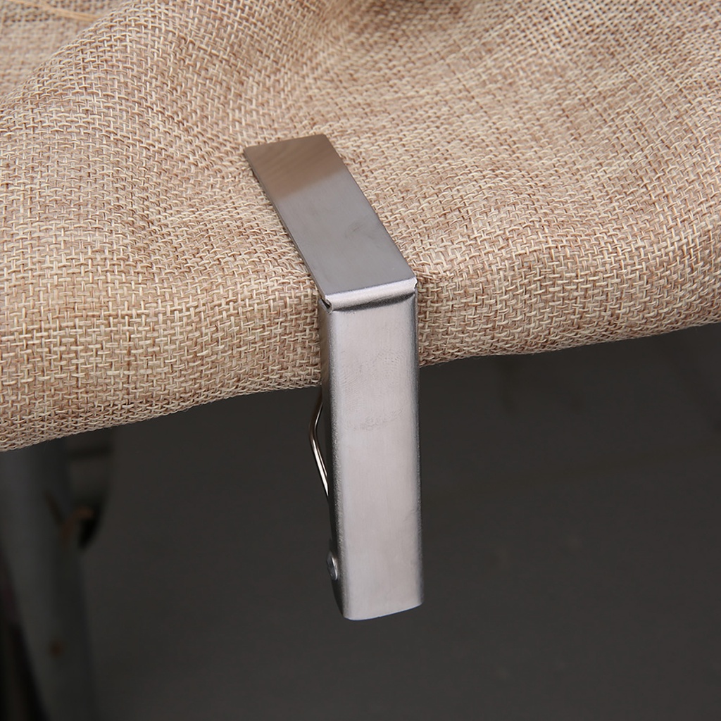 2pcs Large Spring Loaded Table Cloth Cover Clips Stainless Steel ...