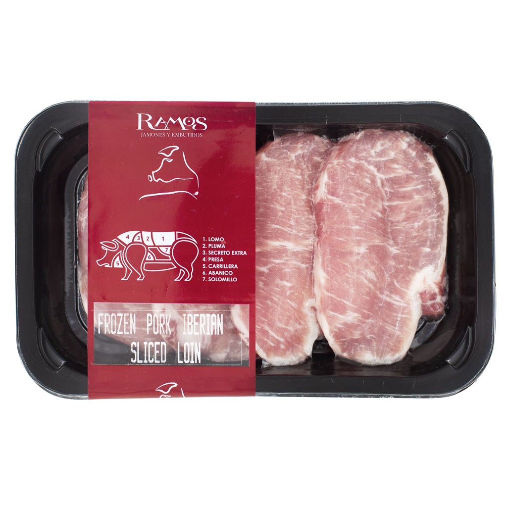 [Ramos] Iberico Pork Sliced Loin (Lomo) 220g | Shopee Singapore