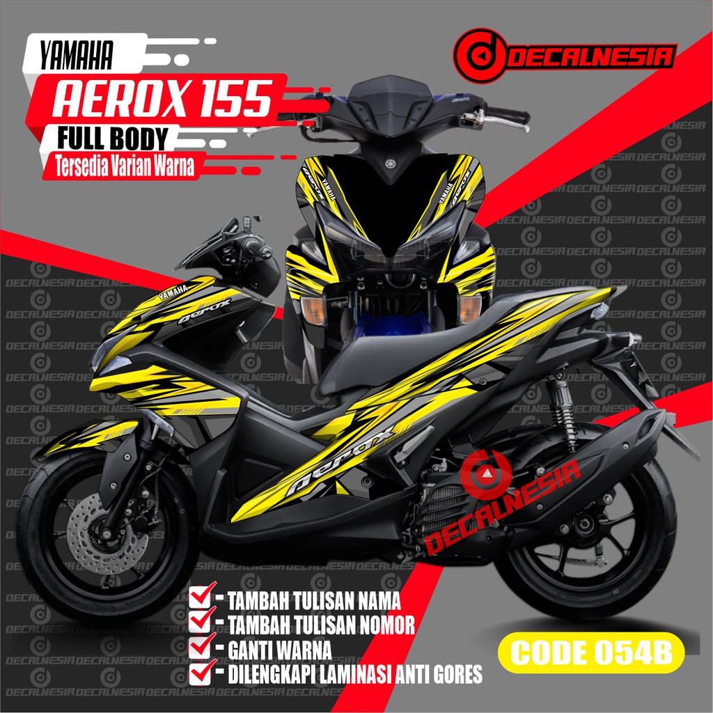 Aerox 155 Decal - Yamaha Aerox Old 155 Old 155 2017 2018 Motorcycle ...
