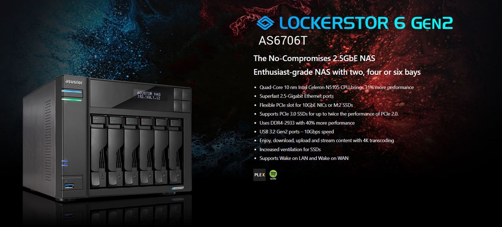 専用 asustor LOCKERSTOR 広がっ 6Gen2 AS6706T NAS 専用 asustor LOCKERSTOR 広がっ 6Gen2 AS6706T NAS