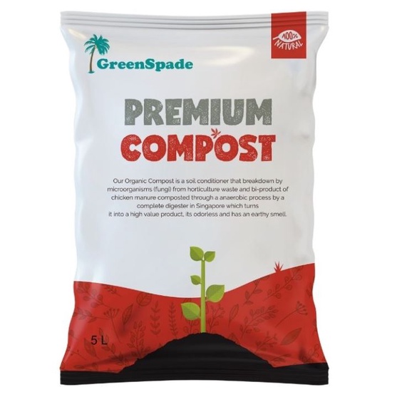Organic Premium Compost 5L - Soil and Fertiliser for Garden Indoor ...