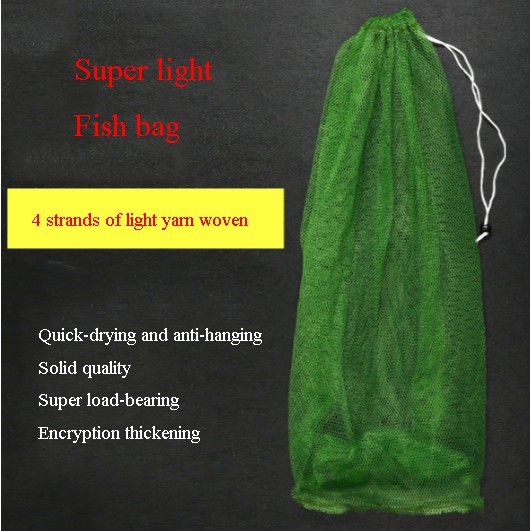 Nylon woven fish bag storage net, fishing net, fishing bag ,fish net ...