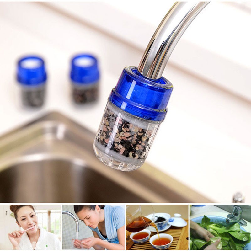 Activated Carbon Water Tap Filter Faucet Extender Bathroom Kitchen ...