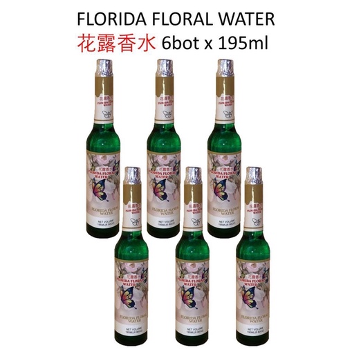 6 bot Florida Floral Water 花露水 195ml/btl | Shopee Singapore