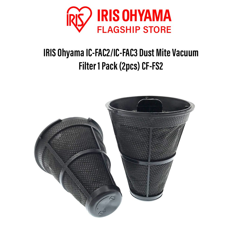 IRIS Ohyama CF-FS2- IC-FAC2/IC-FAC3 /IC-FAC4 Dust Mite Vacuum Filter 1 Pack (2pcs) | Shopee ...