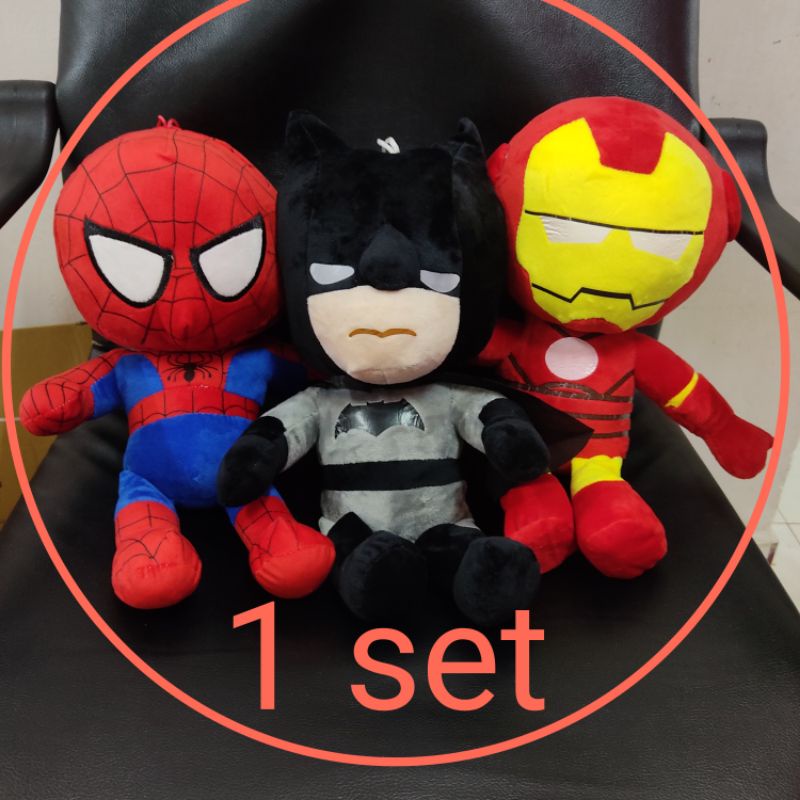 Spiderman / Batman / Ironman / Cartoon doll / doll / Cat 卡通 face/plush ...