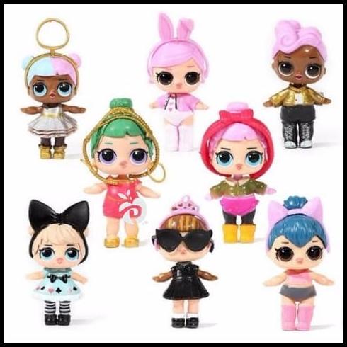 Lol Surprise Dolls Figure Set Of 8 Toys Display Miniature Toppers Fg409 ...