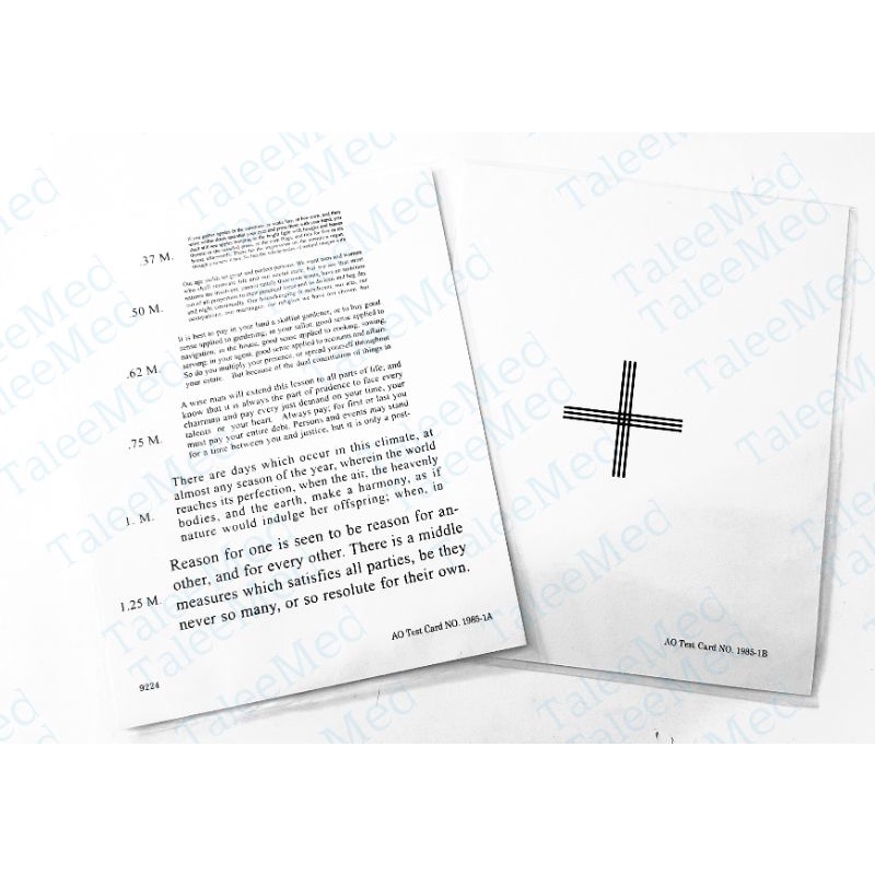 JAEGER EYE CHART/ POCKET EYE CHART | Shopee Singapore