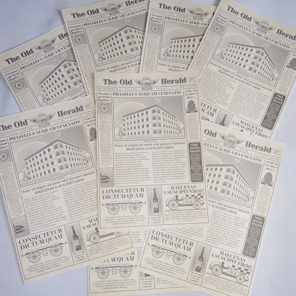 Old PAPER VINTAGE MAGAZINE ENGLISH PAPER AESTHETIC JOURNAL SCRAPBOOK ...