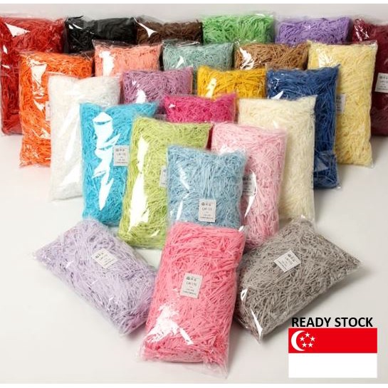 [SG SELLER] 100g/200g Wholesale Raffia Shredded Grass | Lafite Gift Box ...