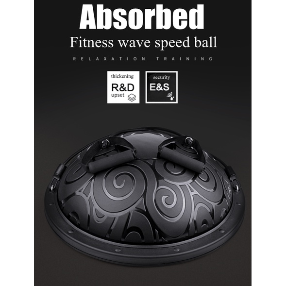 【local stock】 Bosu Ball Wave speed ball semicircle balance ball ...