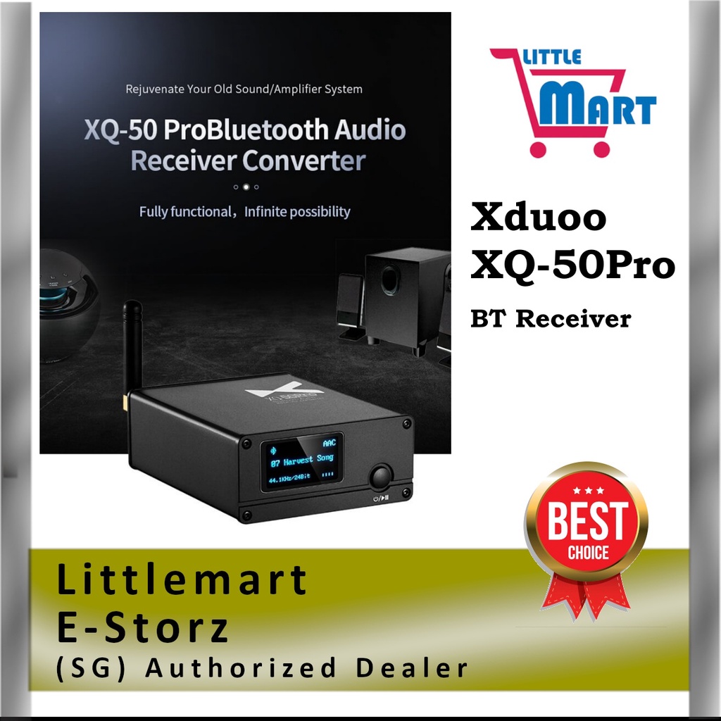 🎵 (SG) Xduoo XQ-50 / XQ-50 Pro Bluetooth 5.0 DAC Streamer | Shopee ...