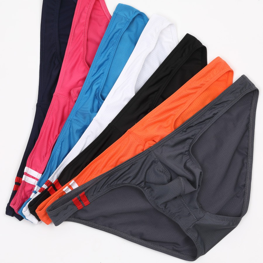 Mesh Men Briefs Underwear Breathable Men‘s Fashion Shorts Briefs Underpants | Shopee Singapore