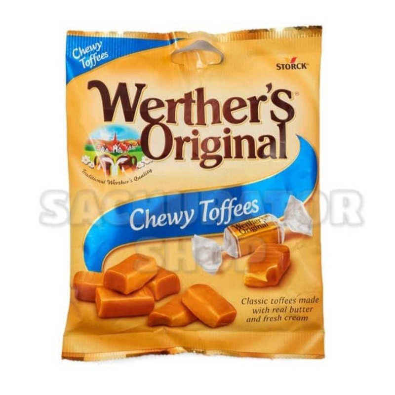 Caramel Chewy Candy Toffees Storck Werthers Wether's Original Chewy ...