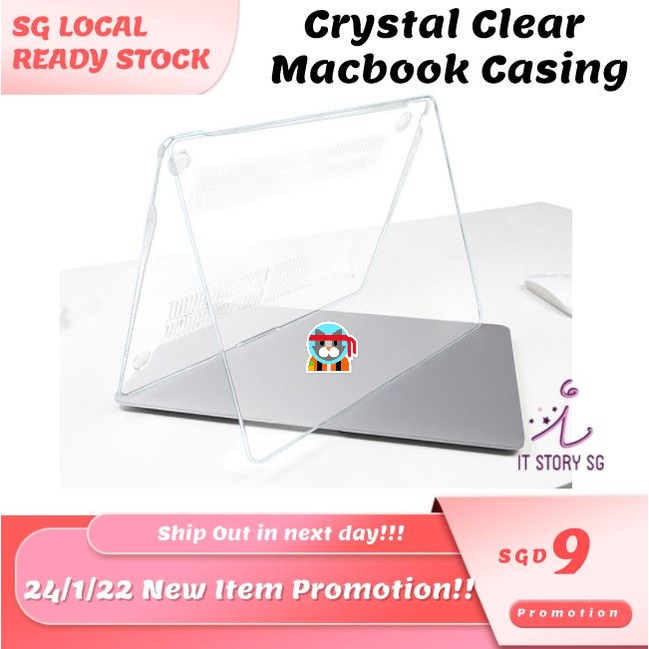 [SG] 2022 M2 Macbook Transparent Crystal Clear Case 13.3 and 14 , 16 ...