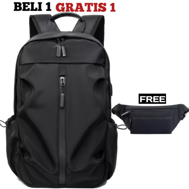 JS_BUY 1 GET 1 - Men's Backpack Buy a Men's Backpack, Free Waistbag ...