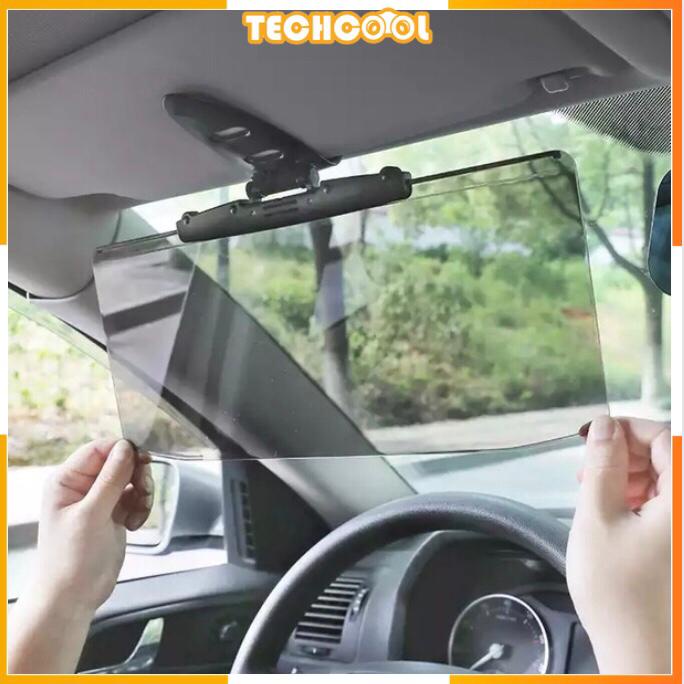 Car Sun Visor Polarized Sunshade Plate Clear Vision Anti-Dazzle Anti-UV ...