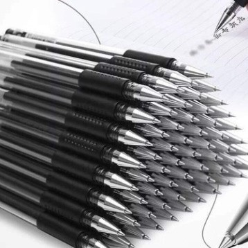 New product Set of 100 ballpoint pens with lids (blue and black ...