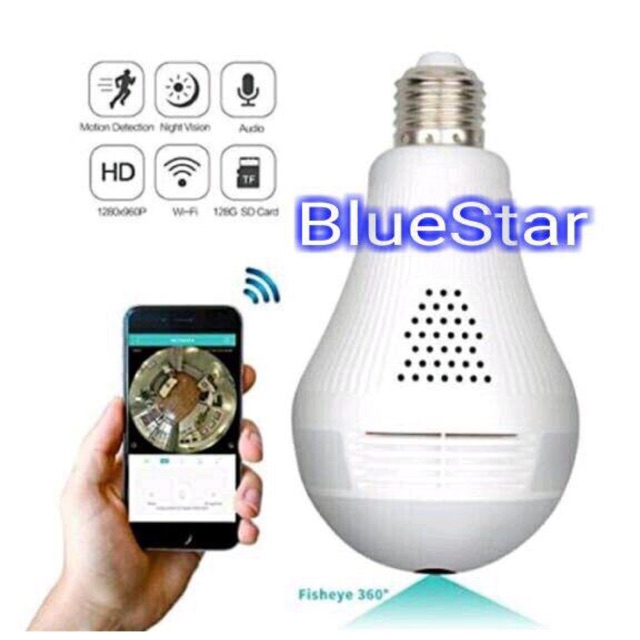 Ip Cam 3MP Bulb Wifi 360 Degree Spy Cam Lamp | Shopee Singapore
